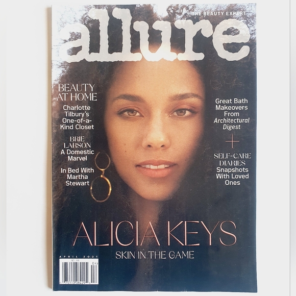 Allure | Other | Allure Magazine April 22 Alicia Keys Skin In The Game ...